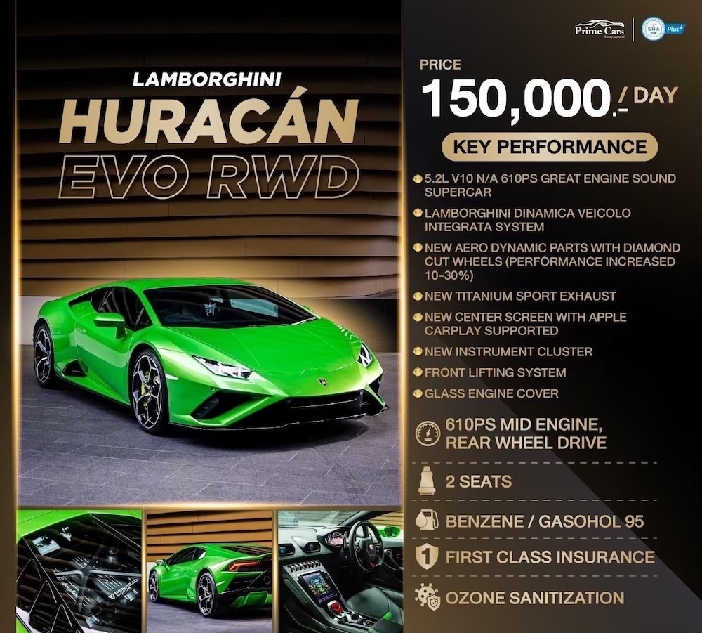 The Best Luxury Car Rental Phuket - Prime Cars Rental, The Most Trusted